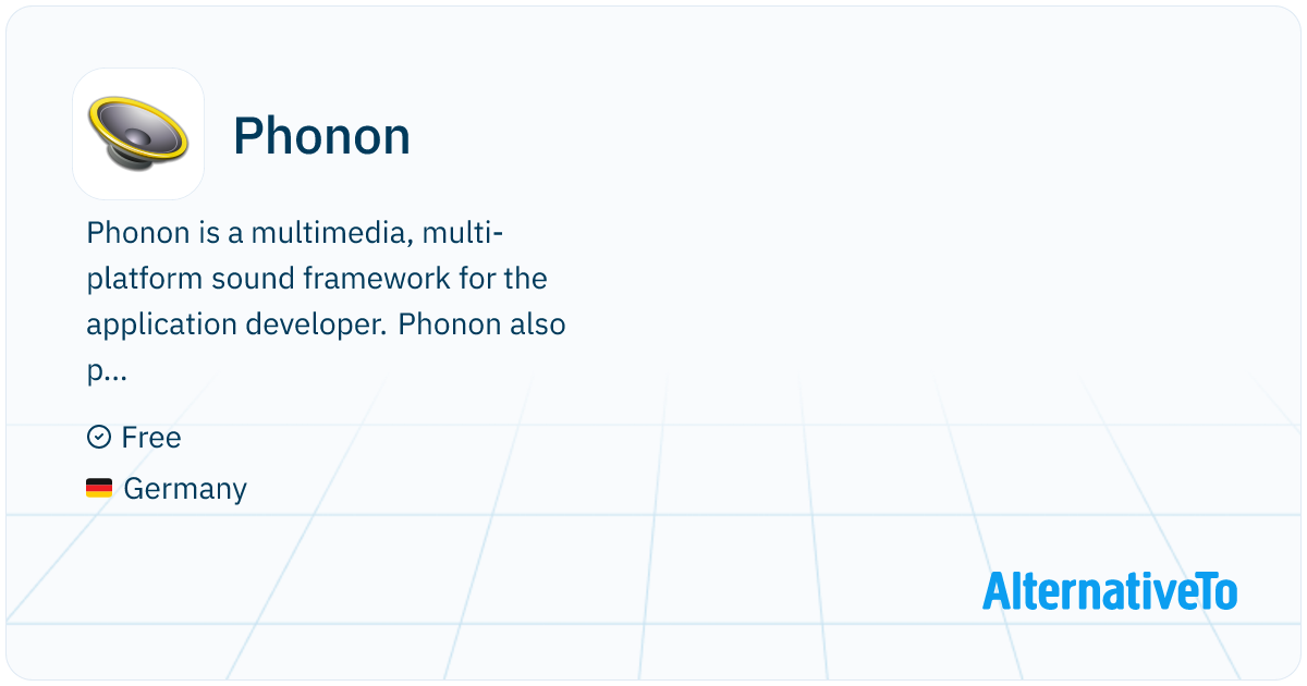 Phonon: The Qt multimedia toolkit. It allows developers to add ...