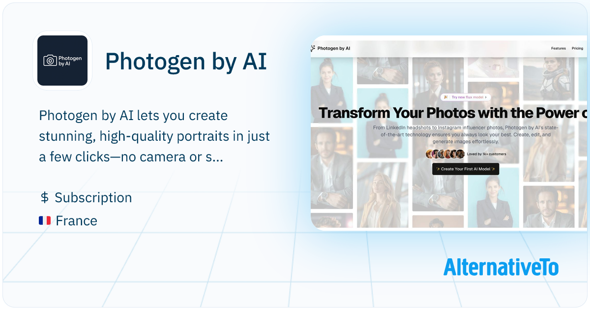 Photogen by AI: Transform your selfies into stunning, studio-quality ...