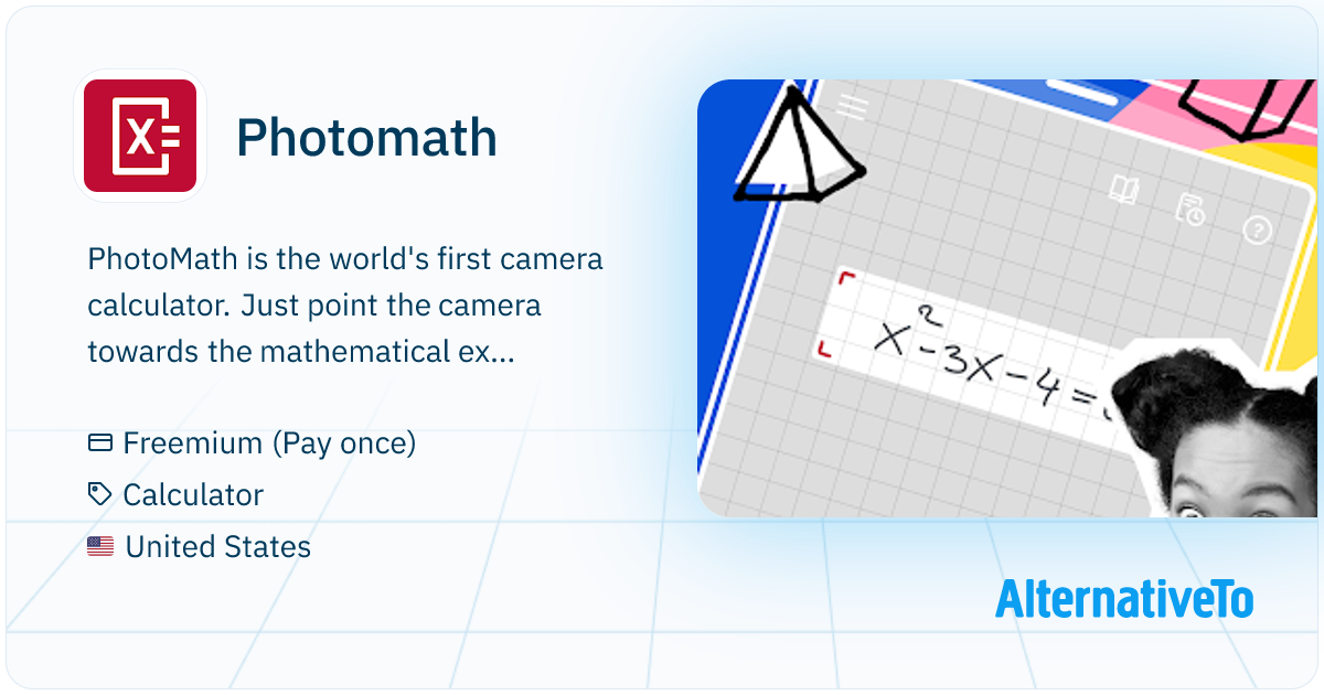 Photomath: Simply point your camera toward a math problem and Photomath ...
