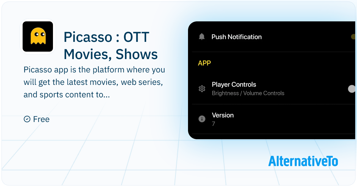 Picasso : OTT Movies, Shows: Picasso app is the platform where you will ...