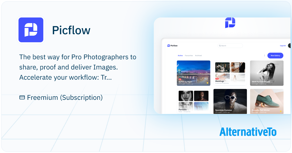 Picflow: The modern way for photographers to share, proof and transfer ...
