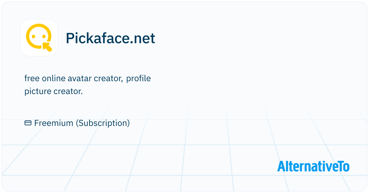Pickaface.net: Create a custom avatar | AlternativeTo