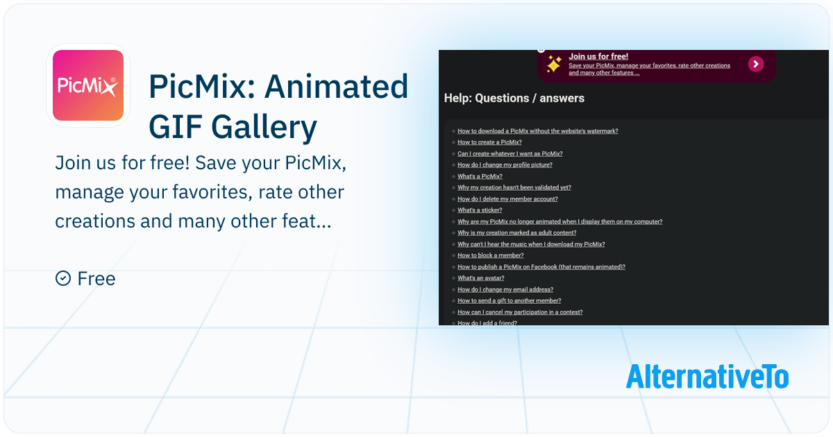 PicMix: Animated GIF Gallery: And Greeting Cards | AlternativeTo