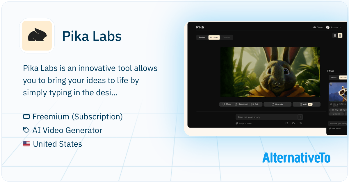Pika Labs: AI tool transforms text into dynamic videos | AlternativeTo