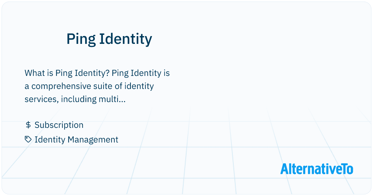 Ping Identity: What is Ping Identity? Ping Identity is a comprehensive ...