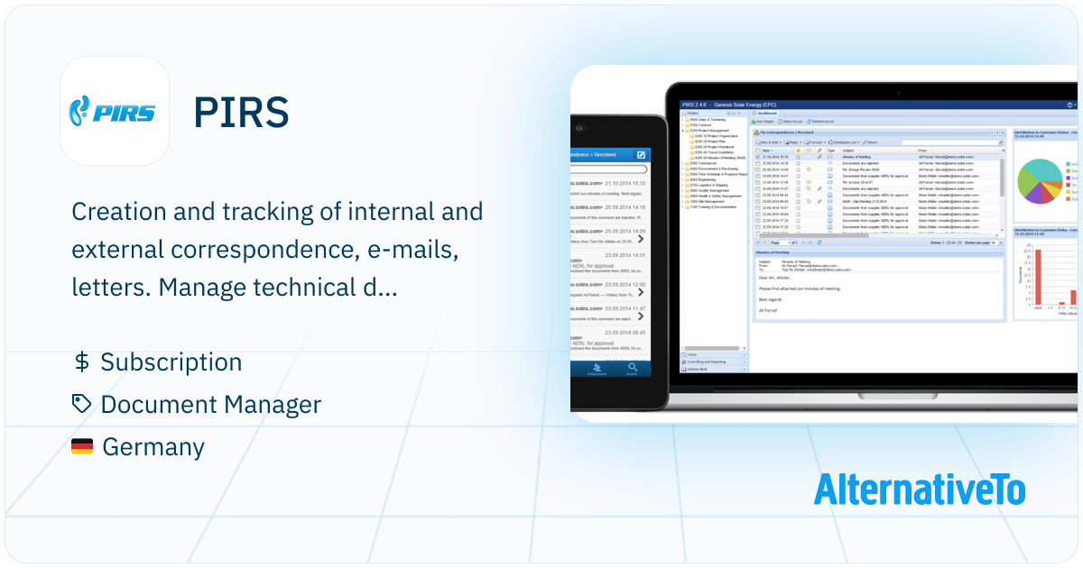 PIRS: Project Information Retrieval System / central collaboration and ...