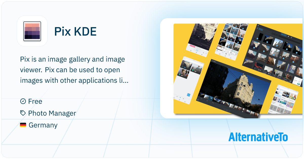 Pix KDE: Pix is an image gallery and image viewer. | AlternativeTo
