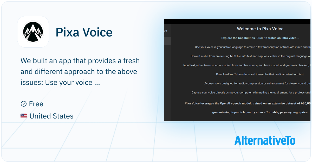 Pixa Voice: Turn Speech into Text and Text into Speech, to a language ...