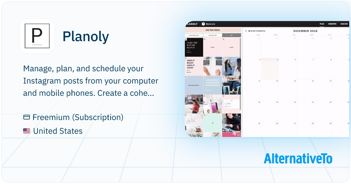 Planoly: Visually plan, manage, and schedule your Instagram posts ...