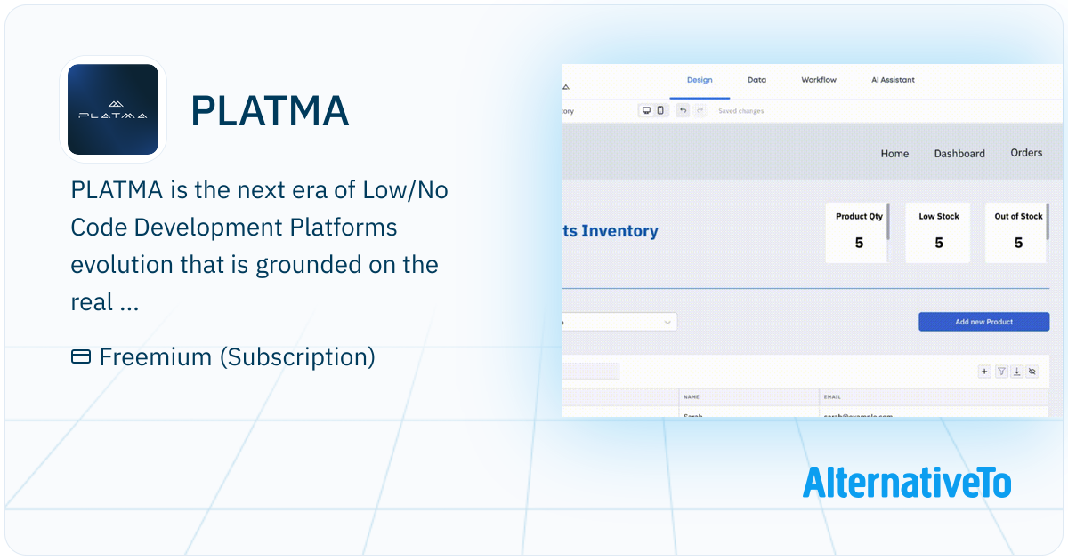 PLATMA: Extreme No-Code Software Development Platform - natural ...