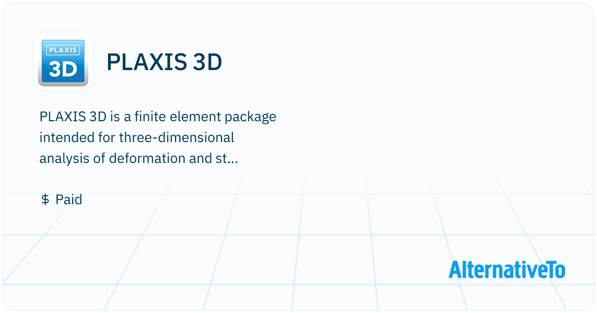 PLAXIS 3D: Finite element package intended for three-dimensional ...