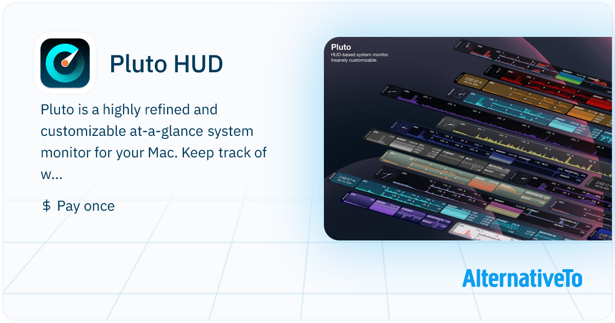 Pluto HUD: A highly refined and customizable at-a-glance system monitor ...