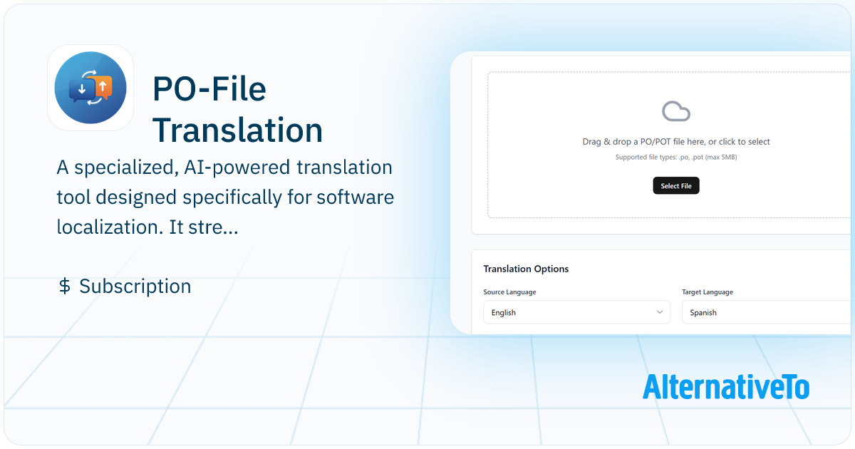 PO-File Translation: An AI-powered translation tool for software ...