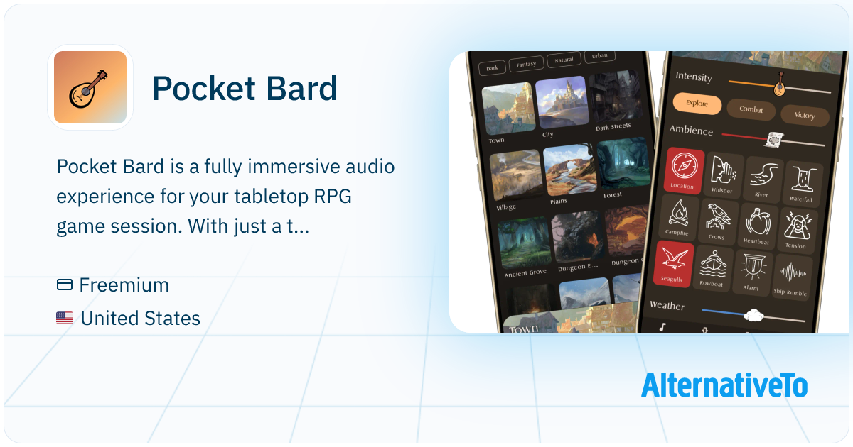 Pocket Bard: Fully immersive audio experience | AlternativeTo