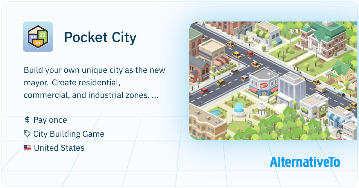 Pocket City: Re-imagines classic city building simulation gameplay to ...