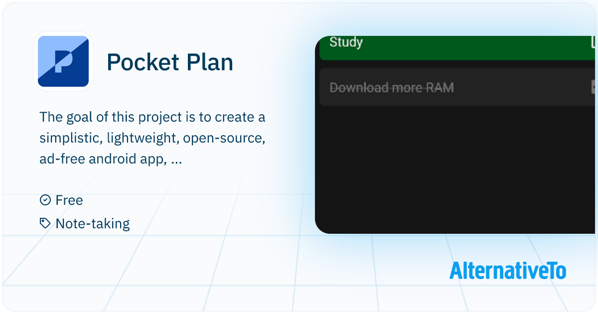 Pocket Plan: App designed to take care of small everyday tasks like ...