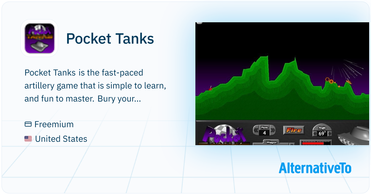 Pocket Tanks: The fast-paced artillery game | AlternativeTo