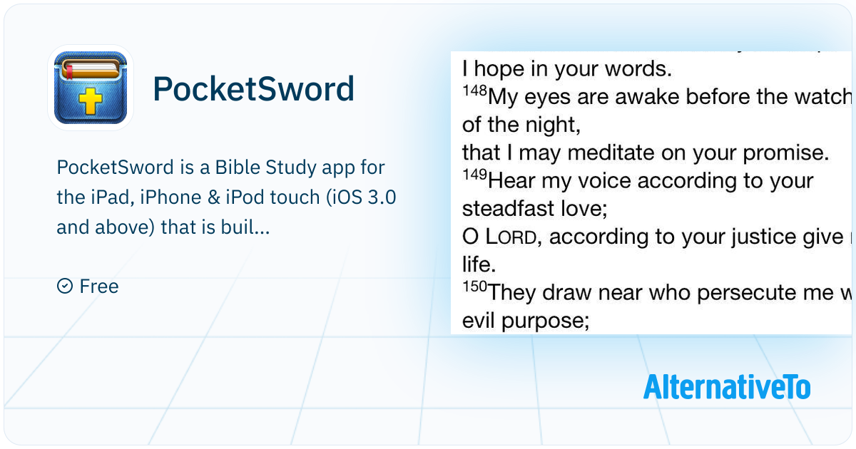 PocketSword: Bible Study app for the iPad, iPhone & iPod touch ...