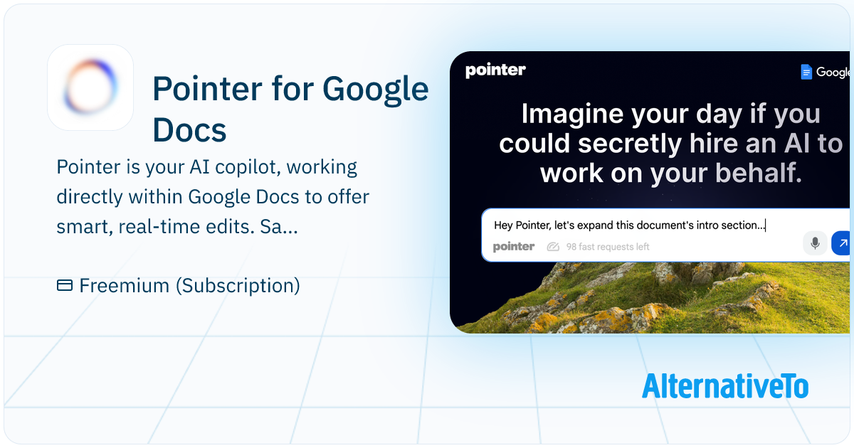 Pointer for Google Docs: AI agent for Google Docs | AlternativeTo
