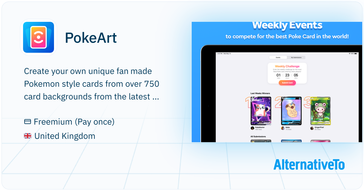 PokeArt: Create your own unique fan made Pokemon style | AlternativeTo