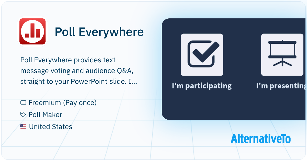 Poll Everywhere: Android and iOS quiz and polling app that supports ...