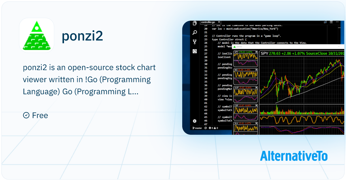 ponzi2: Stock chart viewer written in Go using OpenGL and GLFW ...
