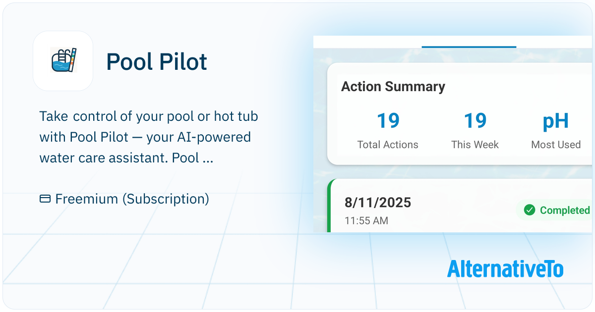Pool Pilot: AI-powered pool chemistry management with test strip ...