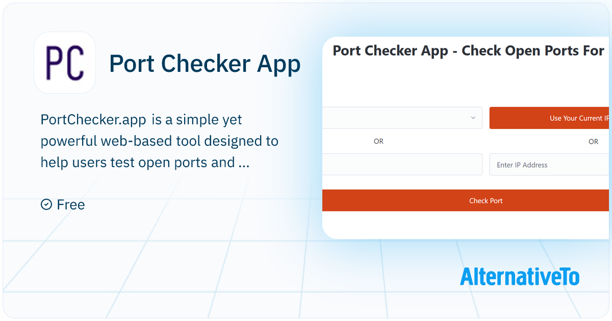 Port Checker App: PortChecker.app is a free online utility that ...