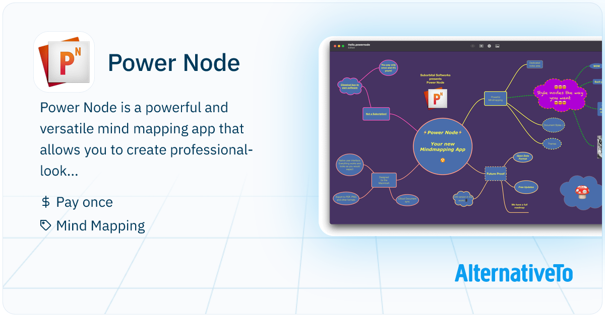 Power Node: Mind Mapping software for macOS | AlternativeTo