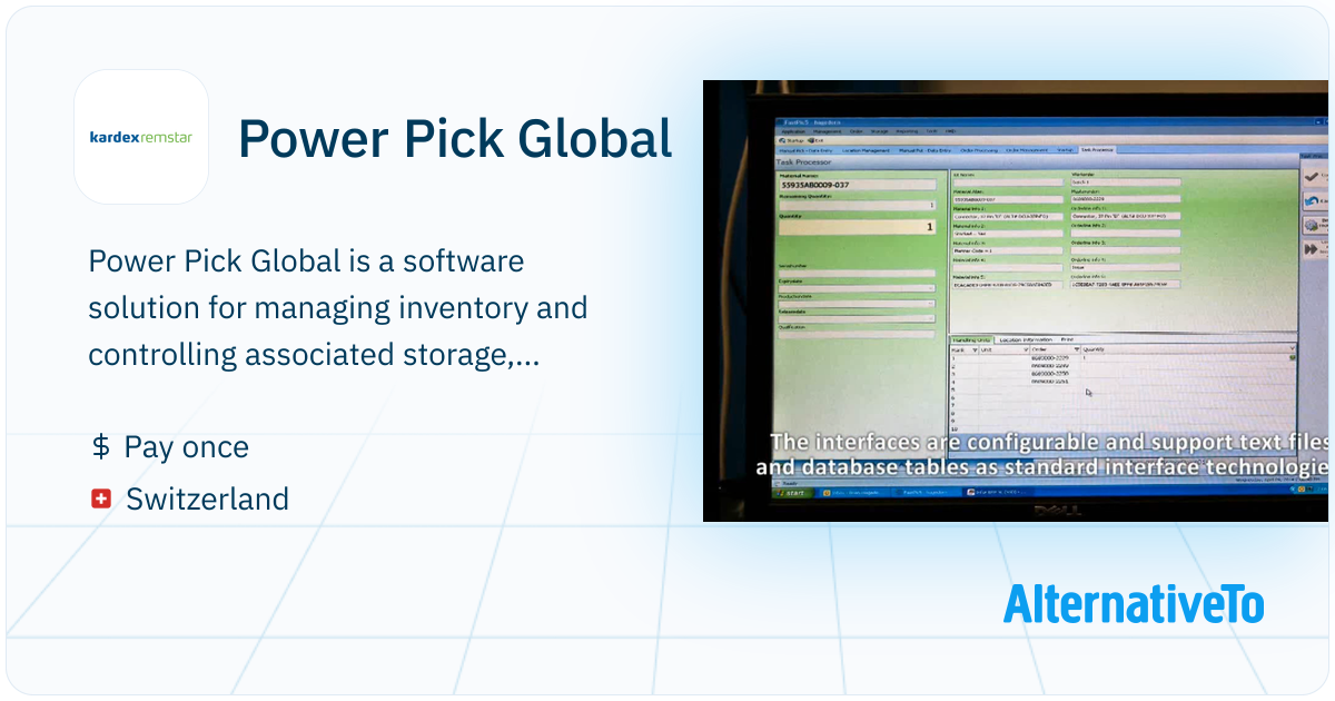 Power Pick Global: Warehouse order picking solution from Kardex Remstar ...