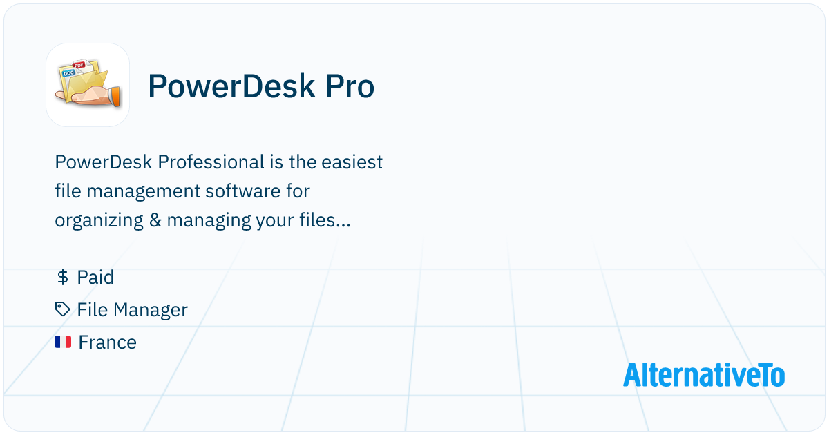 PowerDesk Pro: Fessional is the easiest file | AlternativeTo