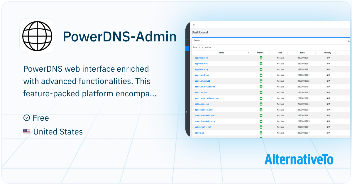 PowerDNS-Admin: A PowerDNS web interface with advanced features ...