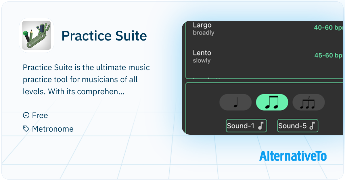 Practice Suite: Swiss army knife of musicians | AlternativeTo