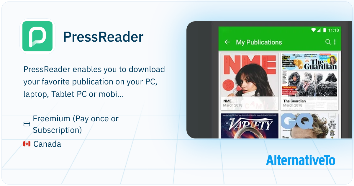PressReader: Enables you to download your favorite | AlternativeTo