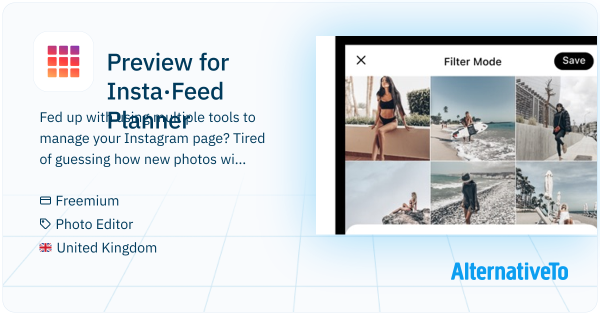 Preview for Insta·Feed Planner: Fed up with using multiple tools to ...