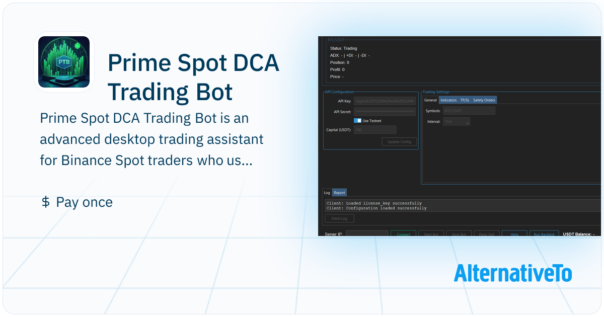 Prime Spot DCA Trading Bot: Smart DCA Trading Automation for Binance ...