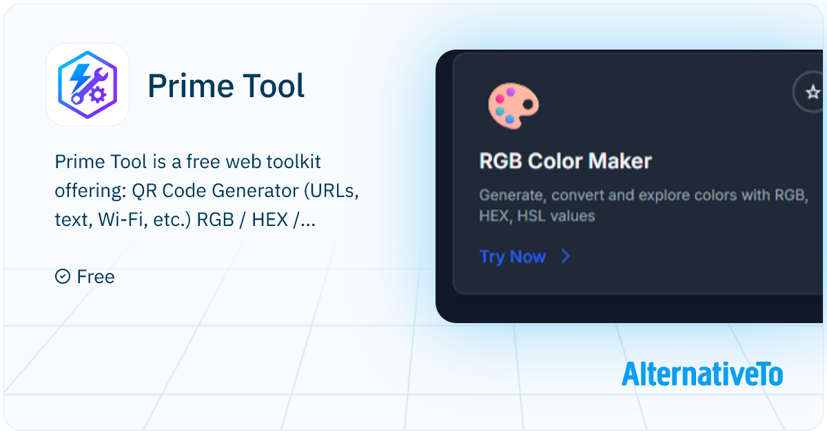Prime Tool: 100% Free online tools. QR code creation, calculators and ...
