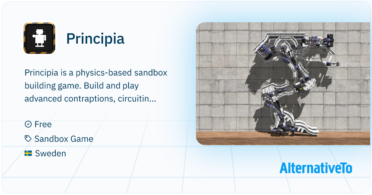 Principia: Open source physics-based sandbox game | AlternativeTo