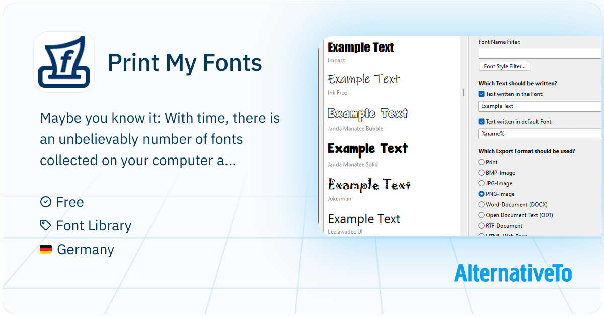 Print My Fonts: See rapidly quick what fonts are installed on your ...