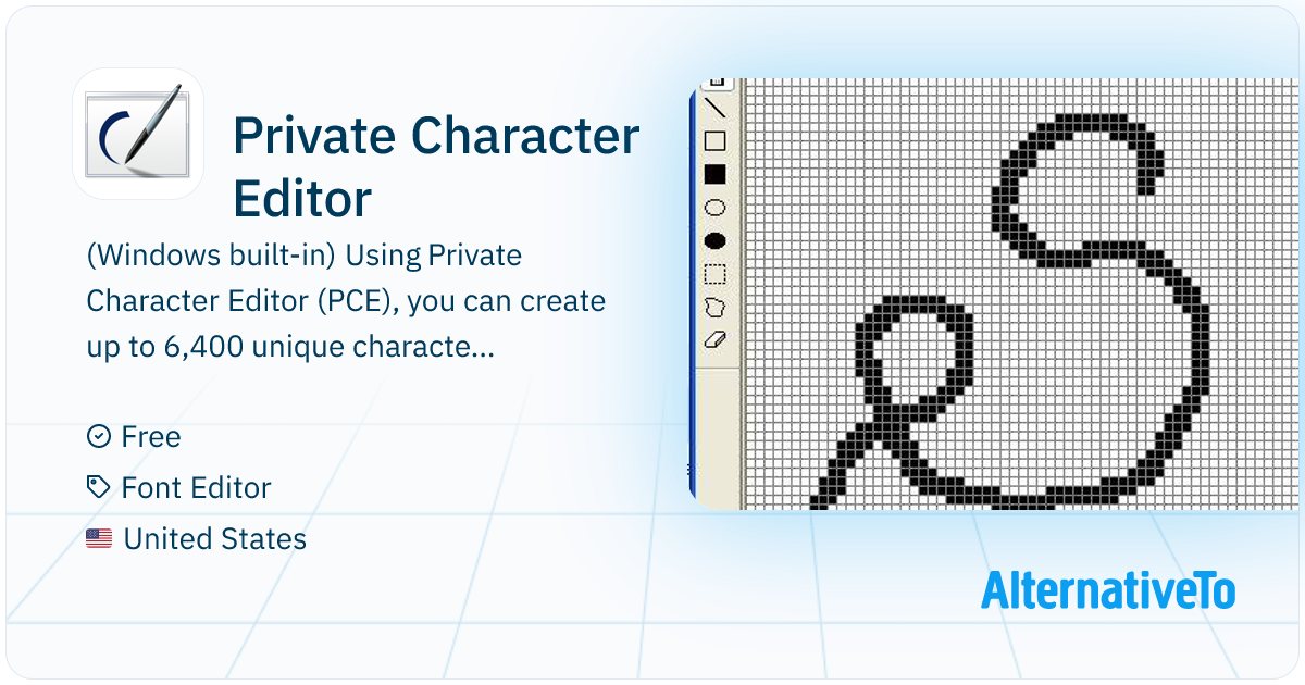 Private Character Editor: (Windows built-in) Using Private Character ...