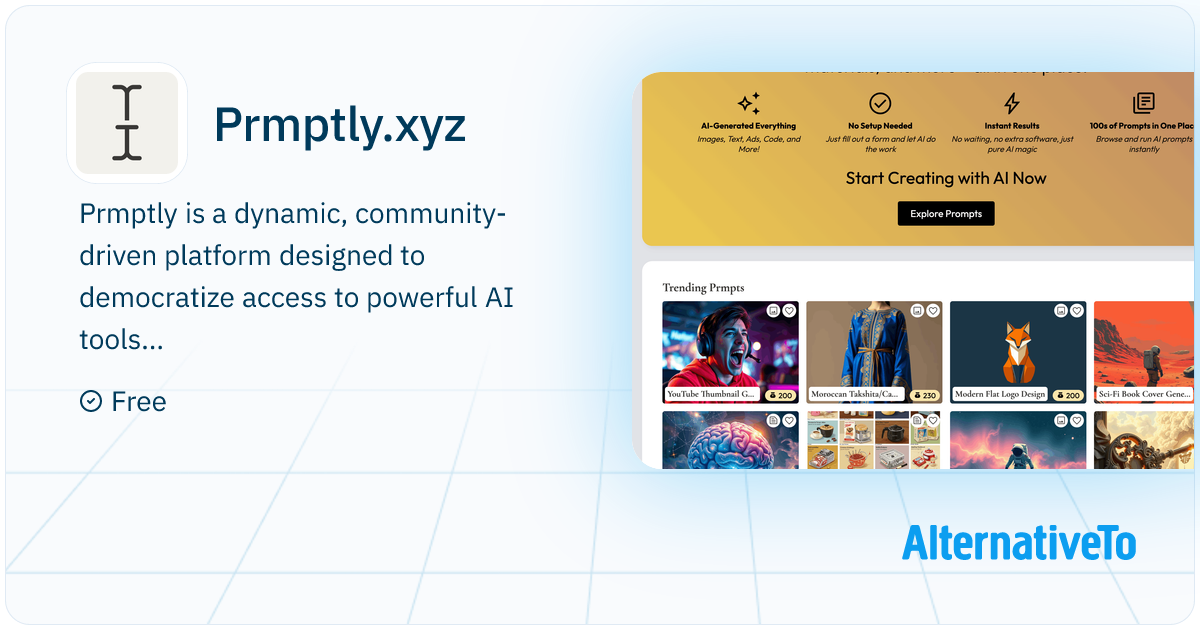 Prmptly.xyz: A platform to discover, run, and share AI prompts ...
