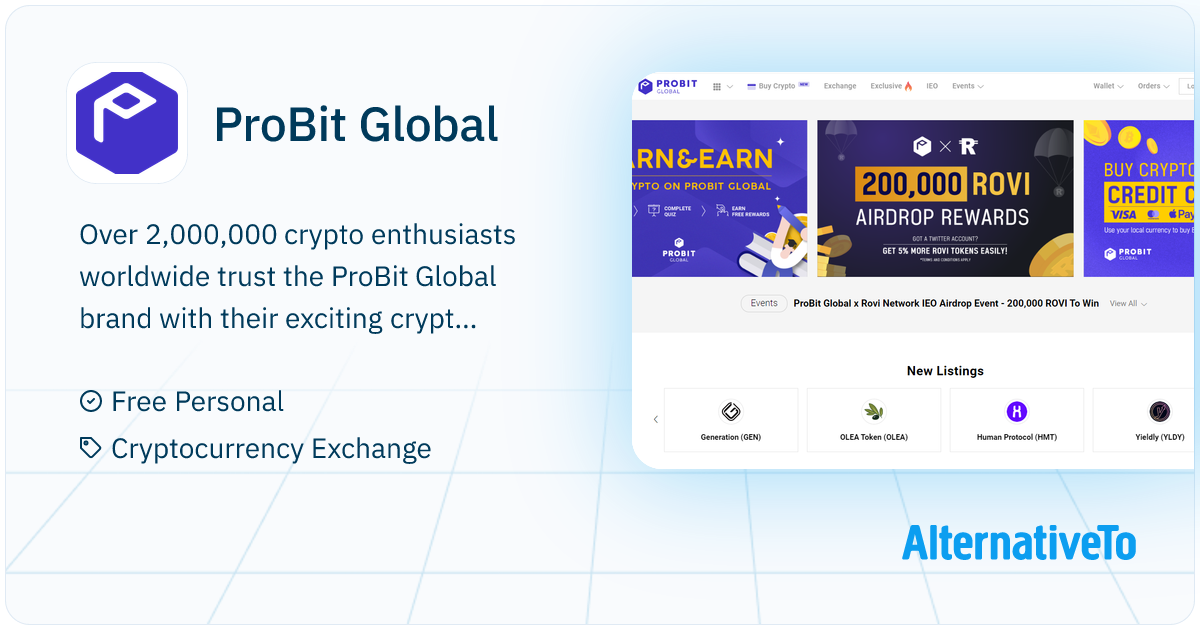 ProBit Global: Crypto exchange worldwide servicing crypto enthusiasts ...