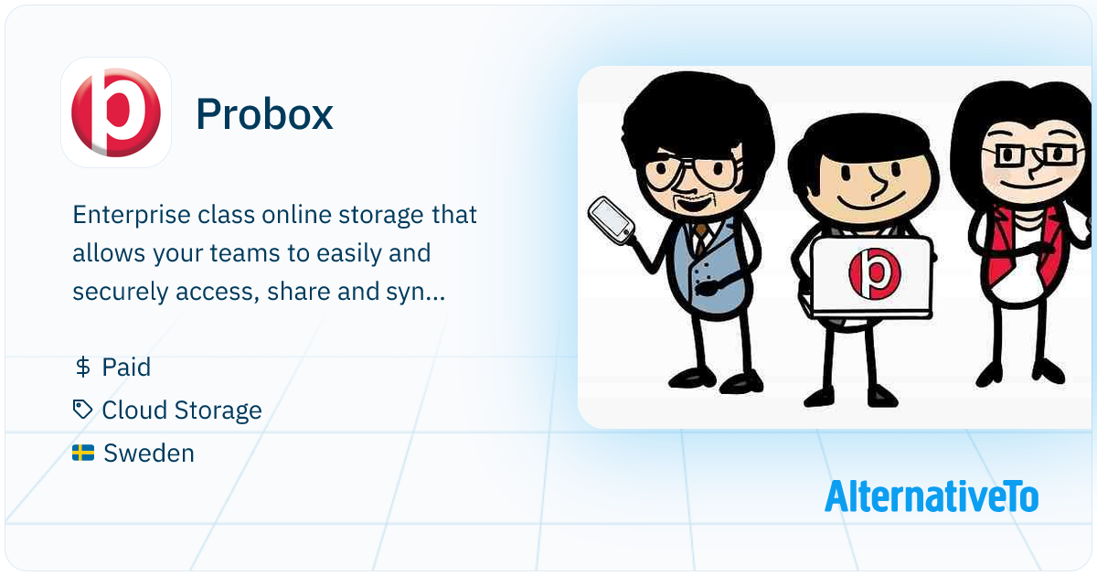 Probox: Enterprise class online storage that allows your | AlternativeTo