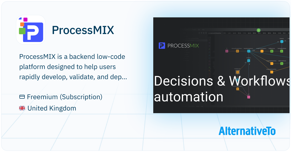 ProcessMIX: Leading rules-driven, no-code process automation enterprise ...