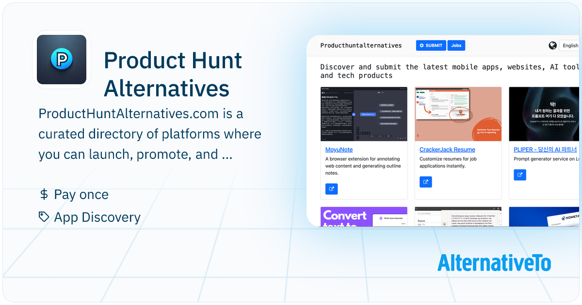 Product Hunt Alternatives: Discover trending startups, apps, tech tools ...