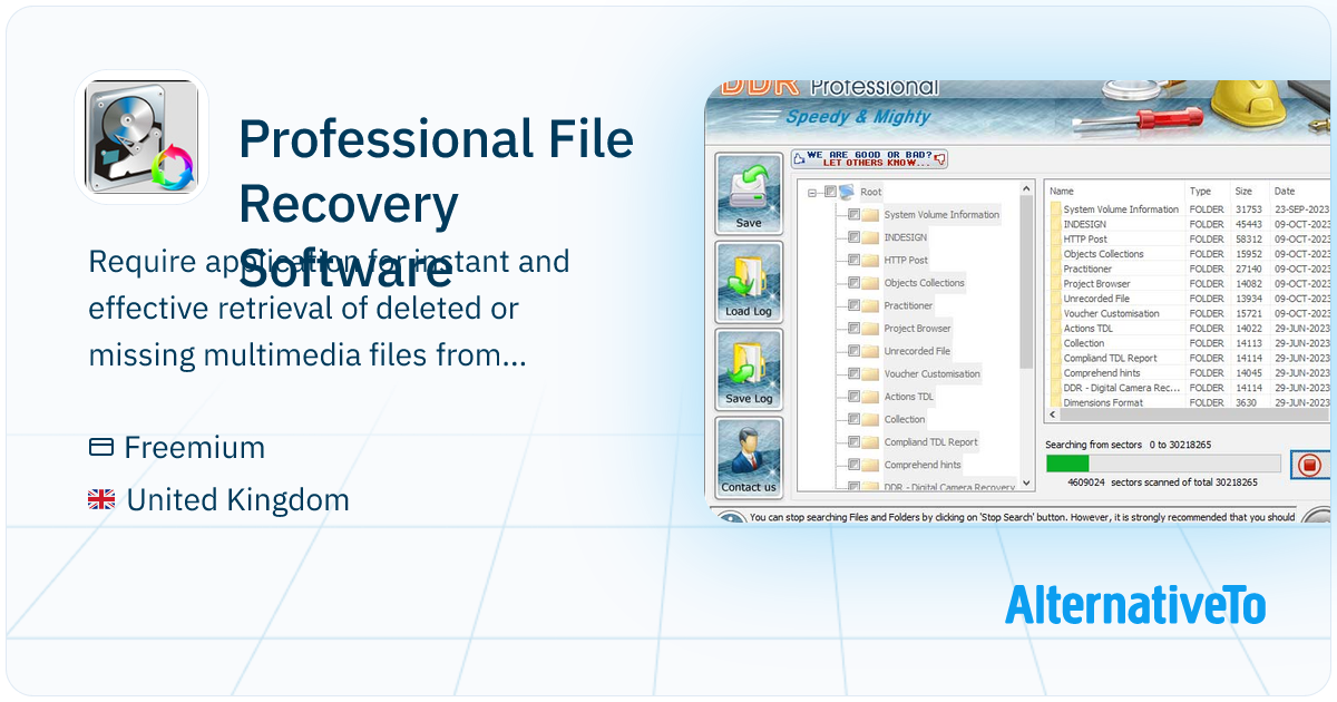 Professional File Recovery Software : File Recovery Software is enabled ...