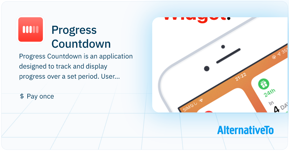 Progress Countdown : Tracking application that calculates and displays ...