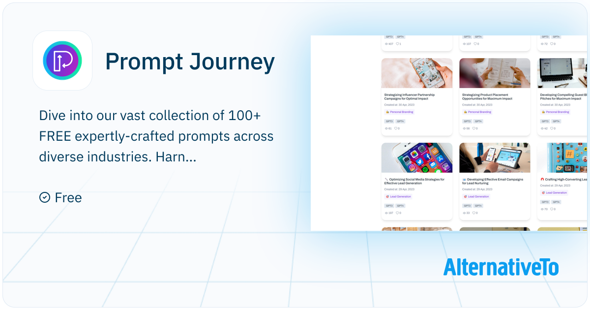 Prompt Journey: Explore 100+ Expertly Crafted ChatGPT Prompts for ...