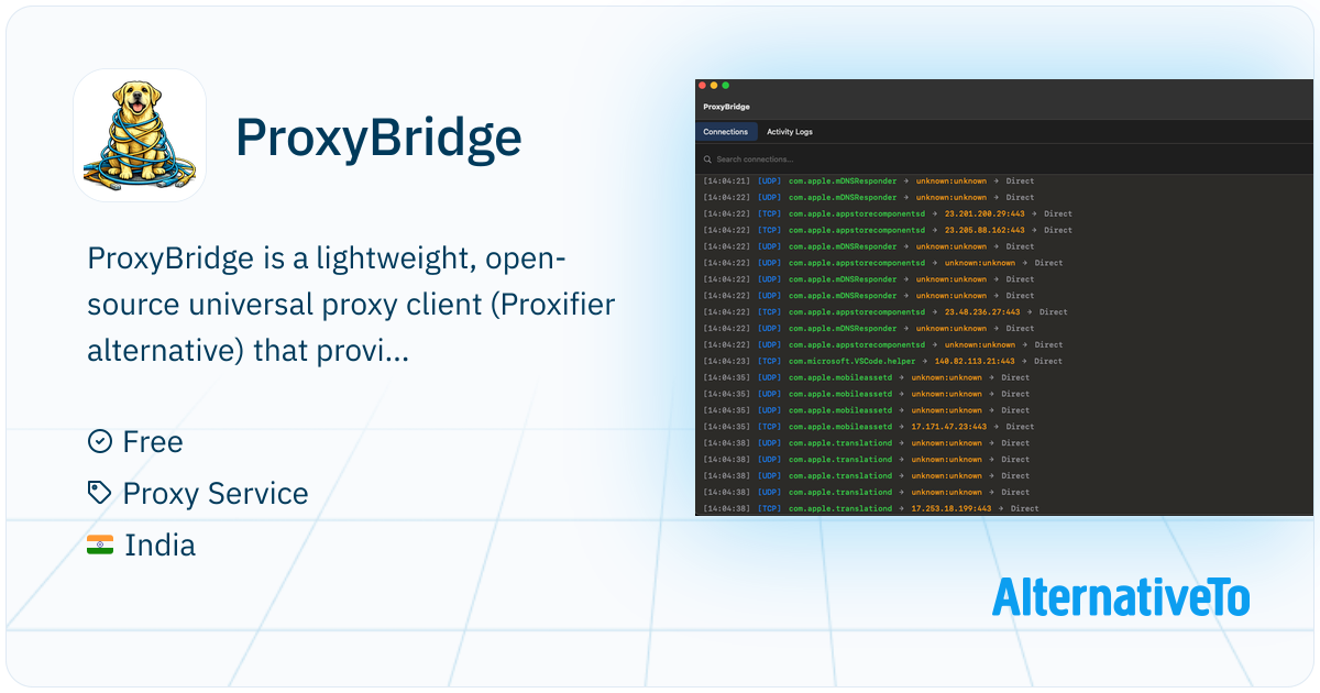 ProxyBridge: Universal process-based proxy client for Windows and macOS ...