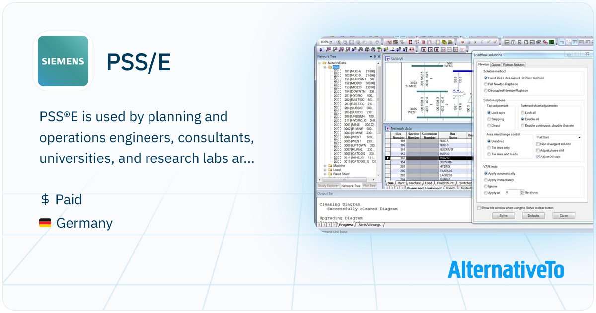 PSS/E: High-performance transmission planning and analysis software ...